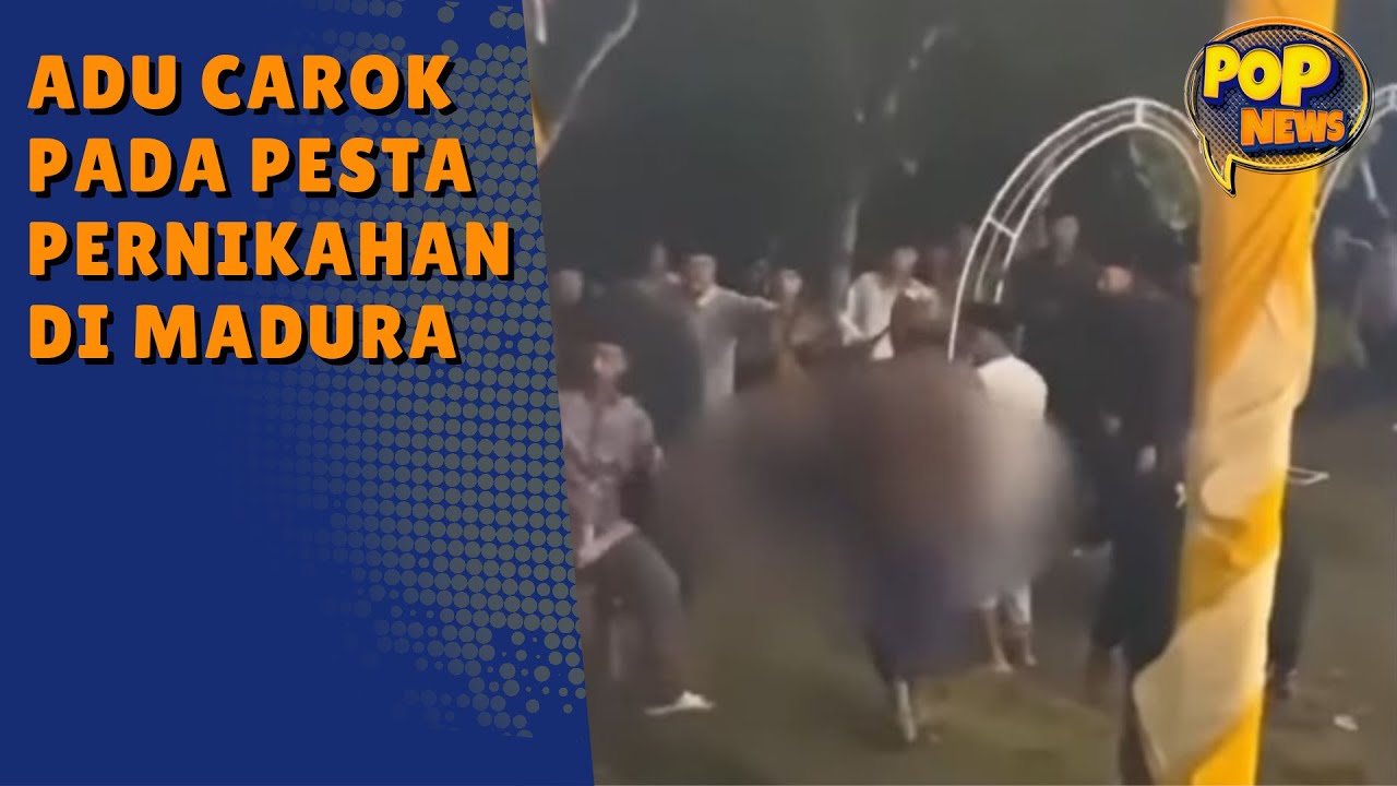 Adu Carok pada Pesta Pernikahan di Madura Juni 2024 - YouTube