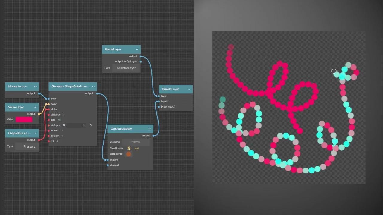 Work in Progress: Nodal Brush Editing & Primitive Shader - YouTube