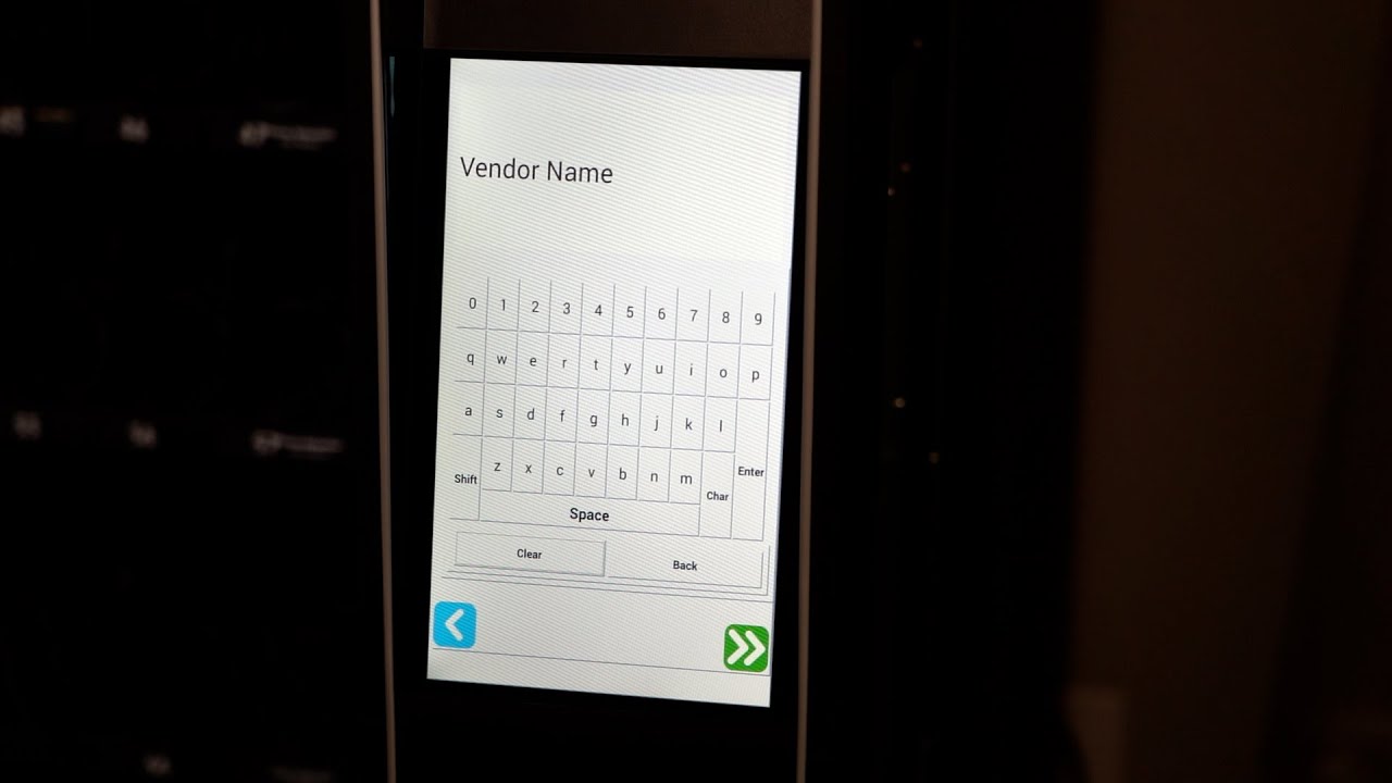 Touch Screen Set Contact Info - YouTube