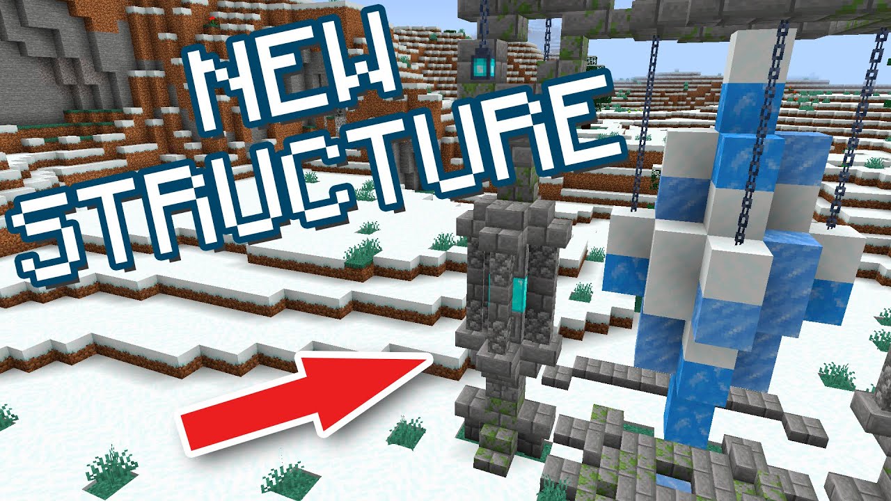 Minecraft new structure in snowy tundra! - YouTube