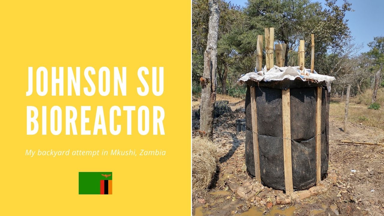 Johnson Su Bioreactor - a very basic version! Home composting... - YouTube