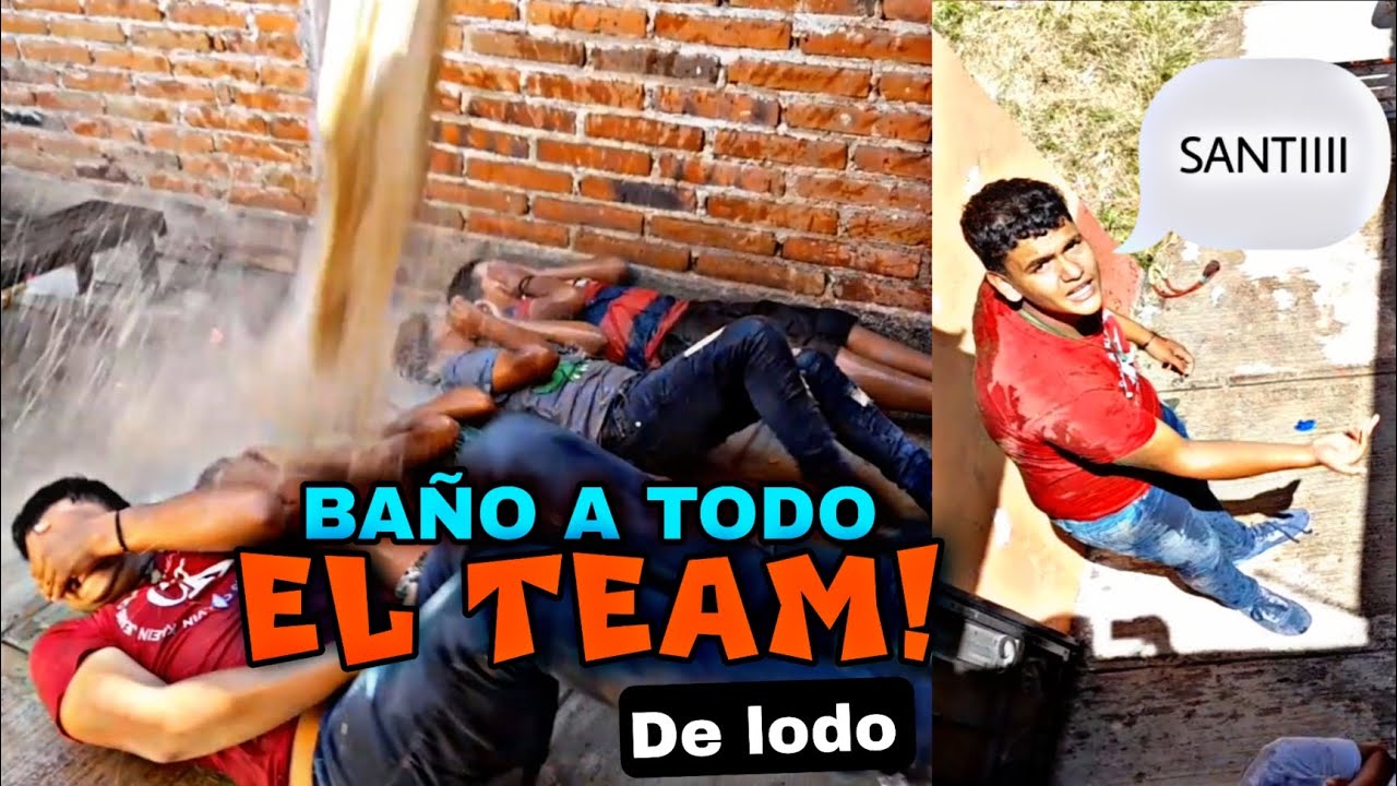🔥BROMA BAÑO DE LODO A TODO EL TEAM🔥 - YouTube