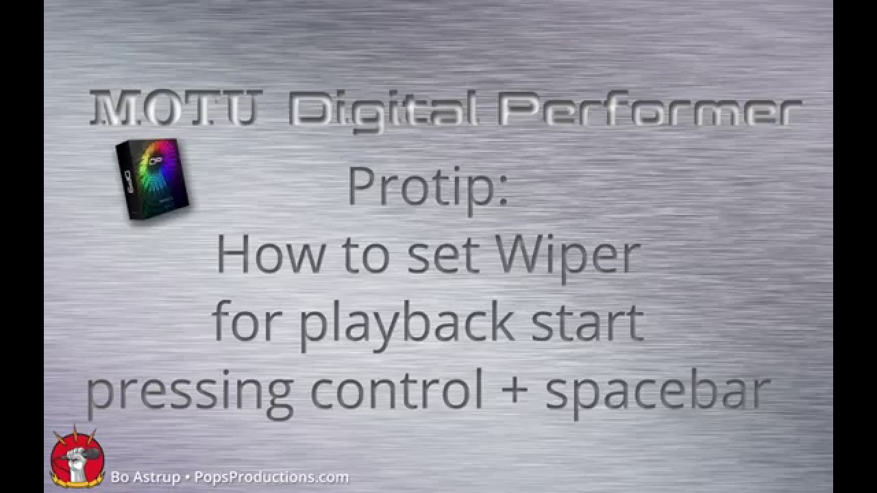 Using Control + Spacebar to set playback start. - YouTube