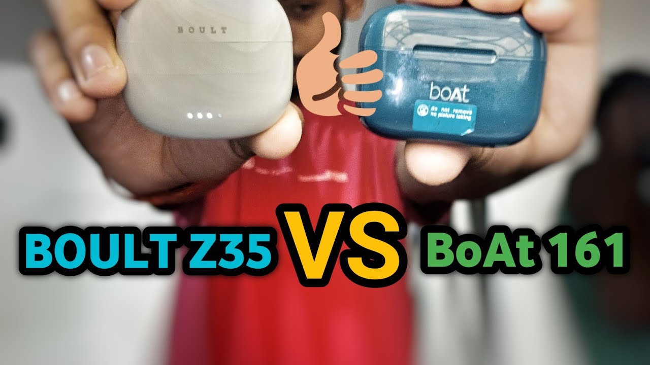 Boult audio z35 🆚 boat airdops 😍 161 full 🤠video #tech #technology # ...