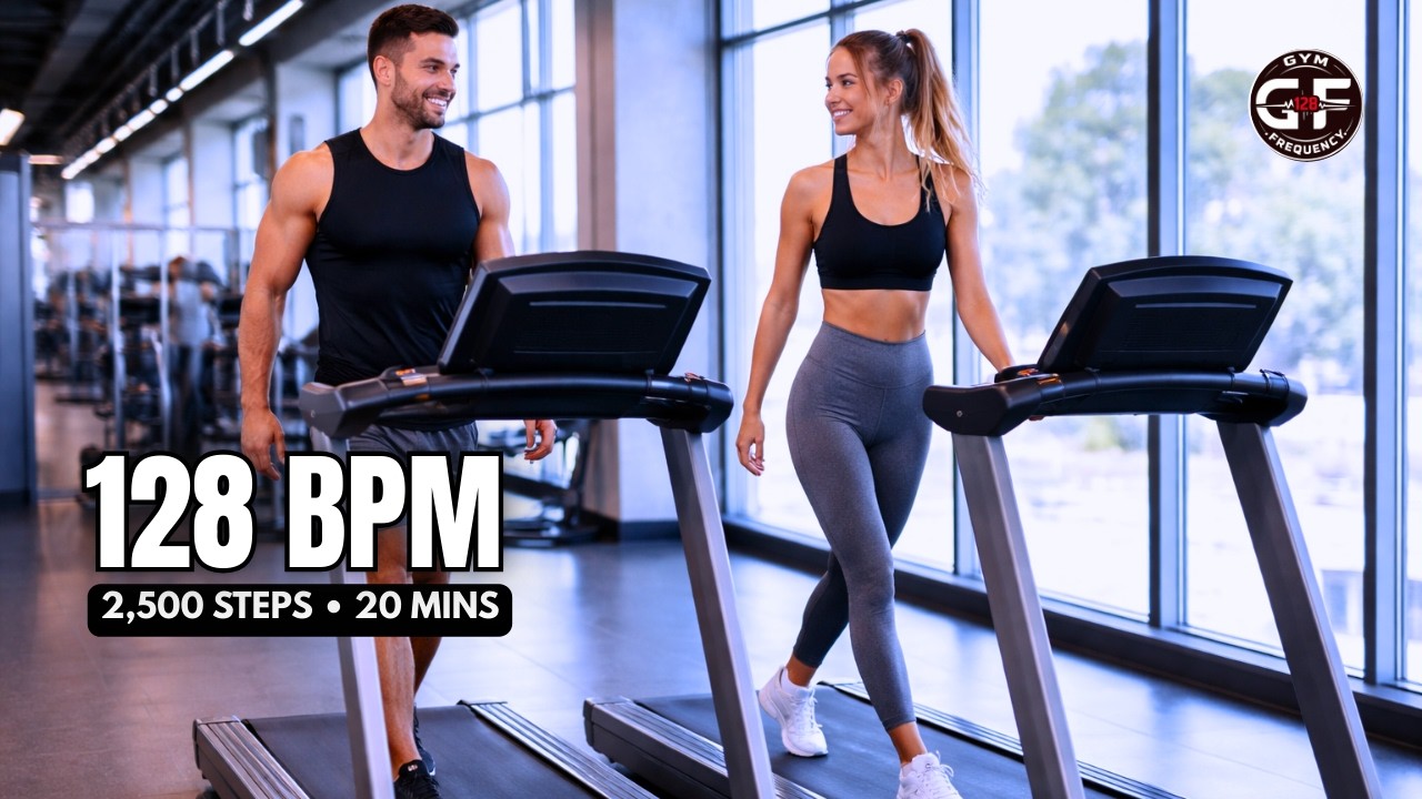 20-Min Walking Workout (2,500 Steps) | 128 BPM Cardio - YouTube