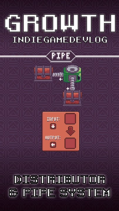 Godot 4 Growth DevLog [259] - Pipe & Distributors #gamedev #godot #indiedev #godotengine #shorts ...