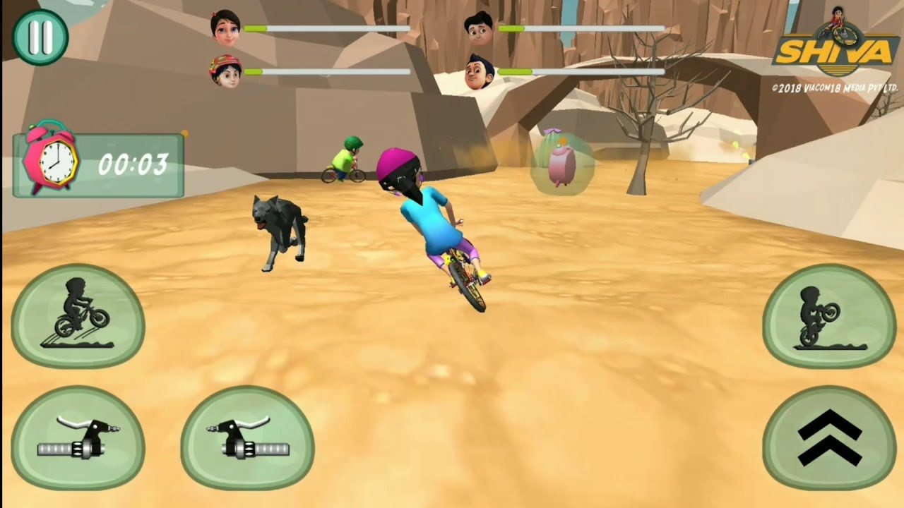 Shiva bicycle racing - Shiva new episode level 2 Reva spooky desert ...