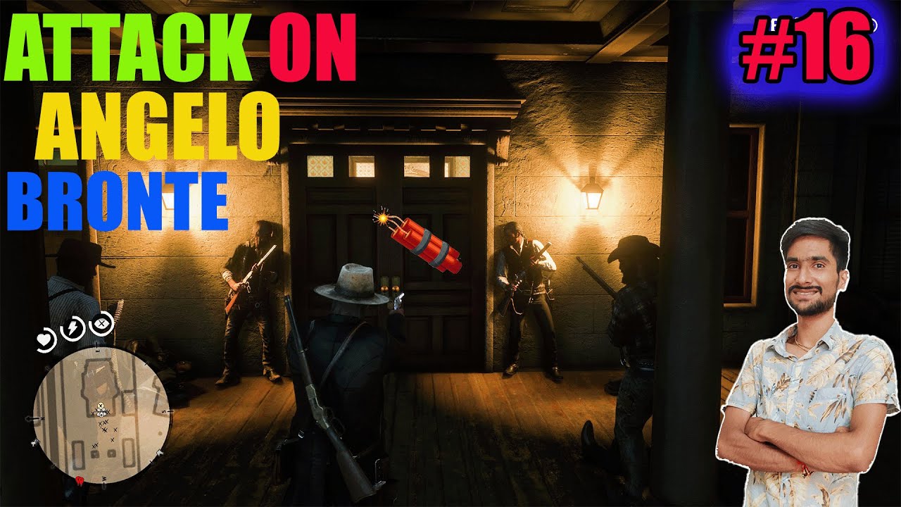 ATTACK ON ANGELO BRONTE MANSION | RED DEAD REDEMPTION 2 GAMEPLAY #16 ...