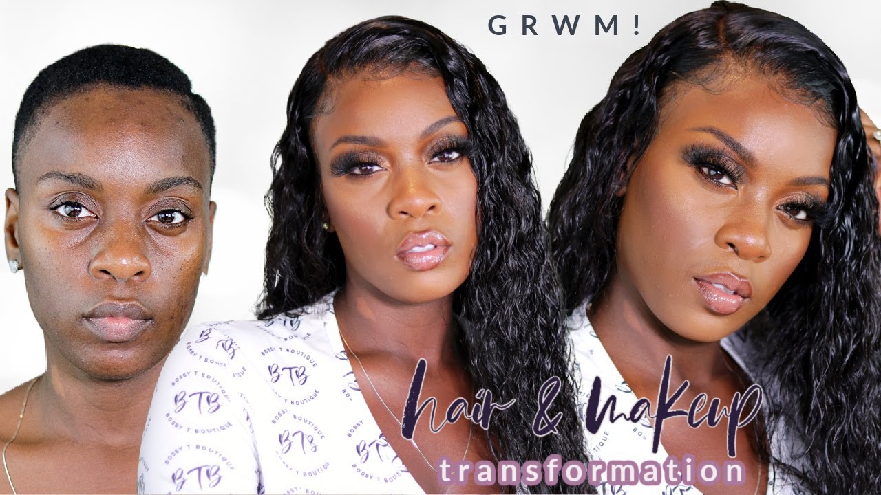 GRWM: Hair and Makeup Transformation!|ft. Stush Creations Wig - YouTube
