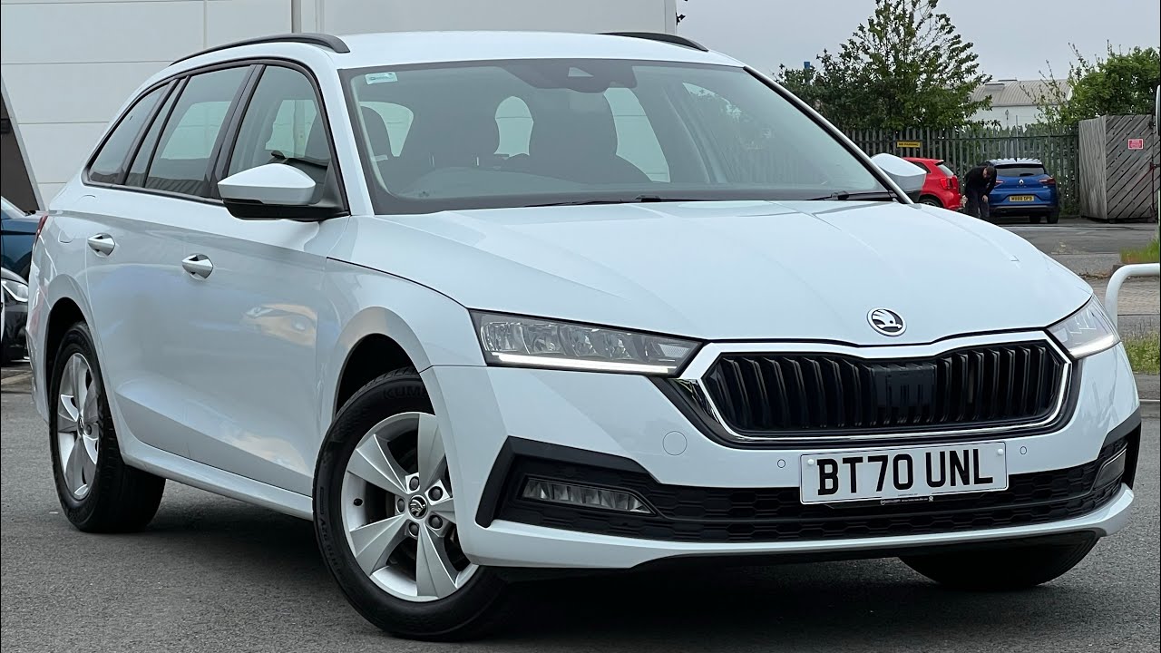 BT70UNL Skoda Octavia 1.5TSI SE Technology Moon White Metallic - YouTube