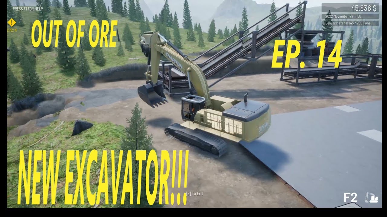 NEW EXCAVATOR!!!!! - OUT OF ORE - EP. 15 - YouTube