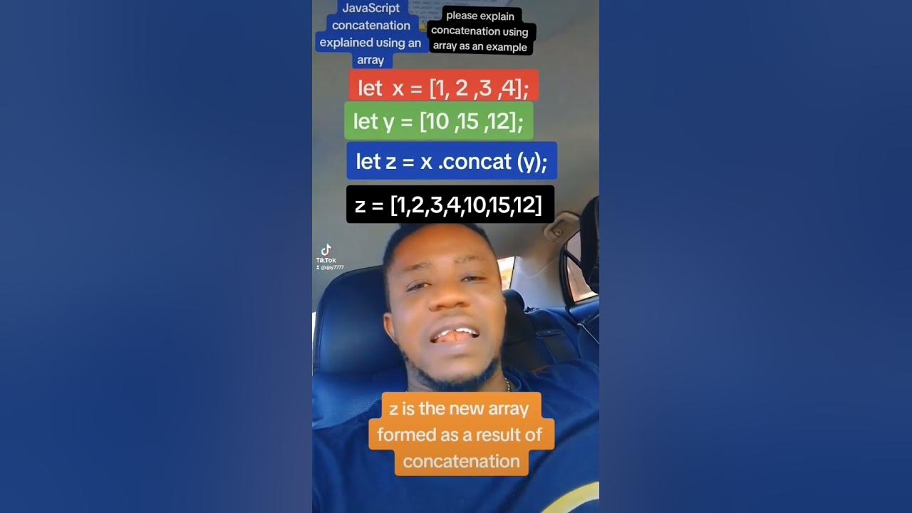 Javascript Concatenation Explained Javascript Coding Shorts Youtube