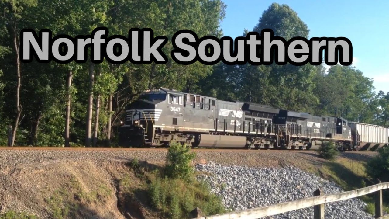 Norfolk Southern trains on the S line between 2015 and 2019 - YouTube