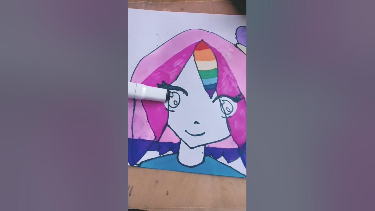 Радужная девочка / Rainbow girl - YouTube