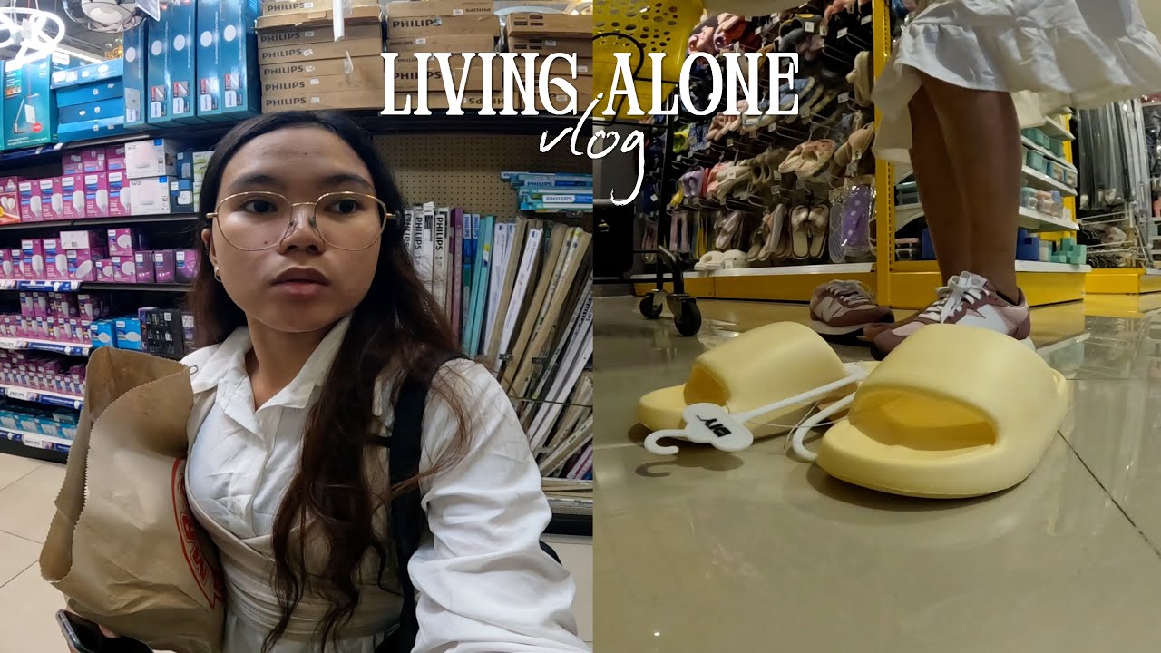 let's try living alone 🏙️ (moving in a condo, essentials shopping ...