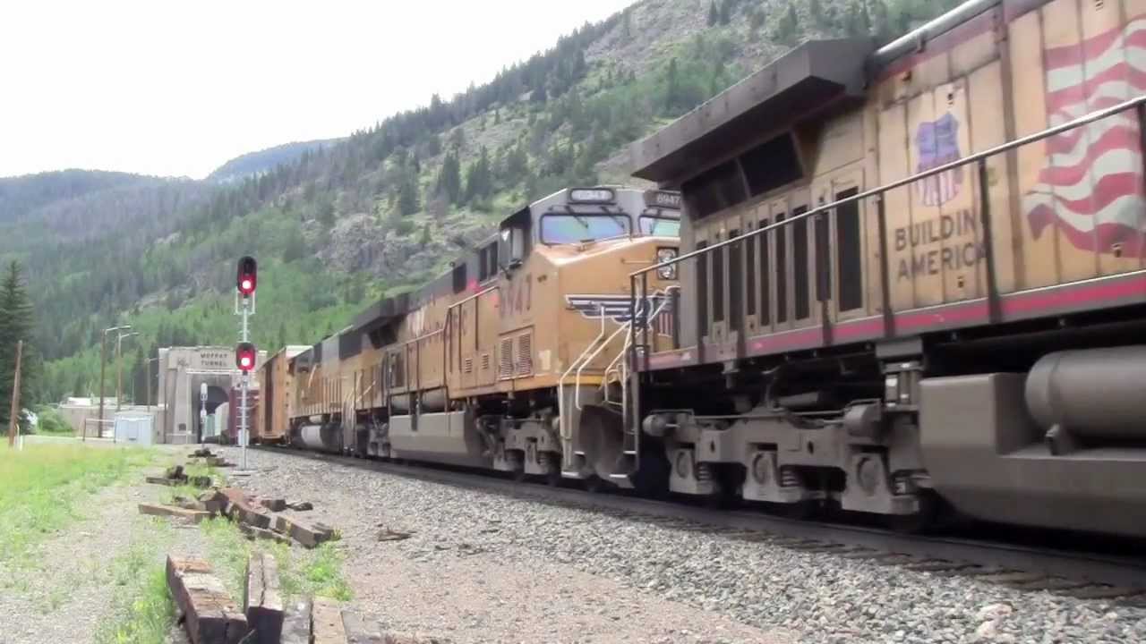 [HD] Mountain railroading in Colorado- A day at Moffat Tunnel/ Rollins ...