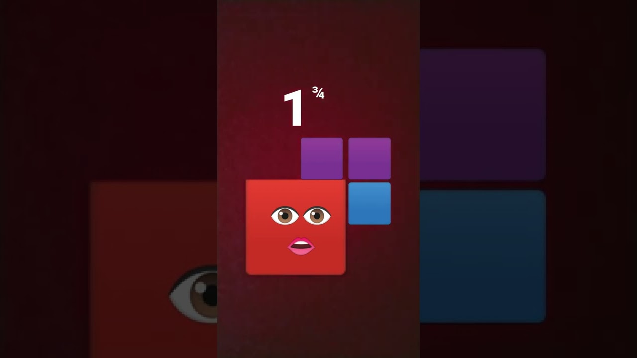 number block 1.75 - YouTube