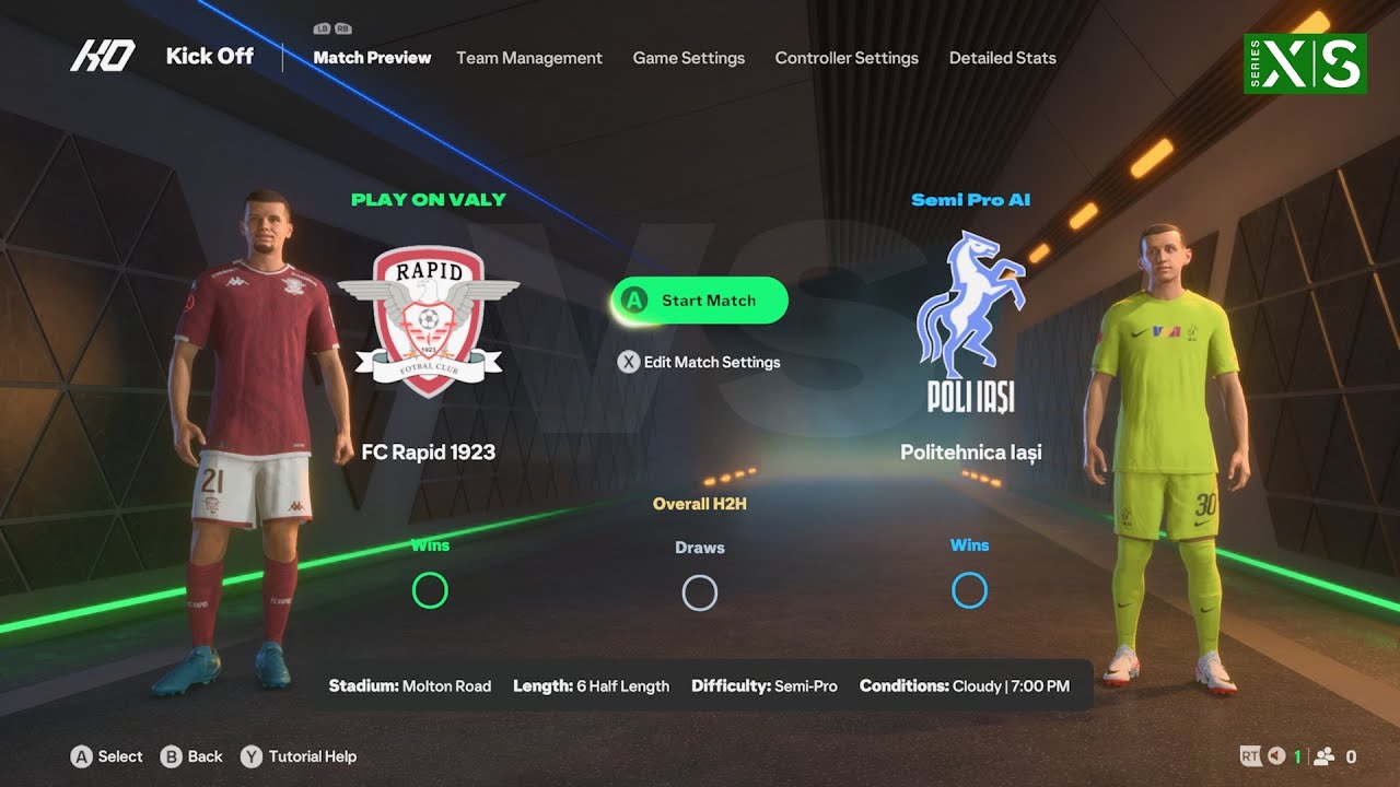 RAPID vs Poli Iasi PLAY ON FC25 - YouTube