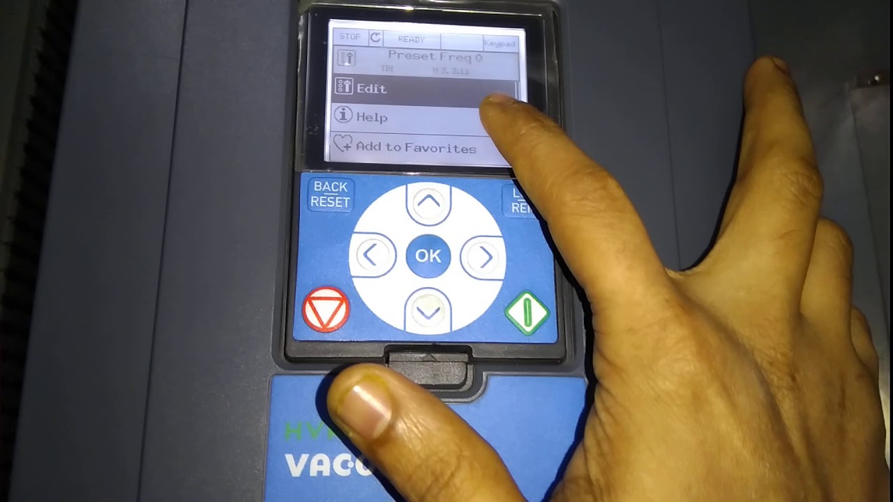Vacon VFD: How to change frequency in Local Mode.( Hindi version) - YouTube