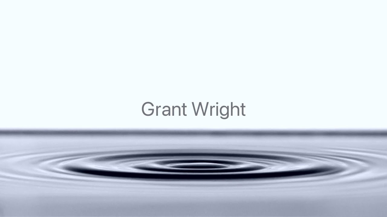 Grant Wright - The Baptized Life - YouTube