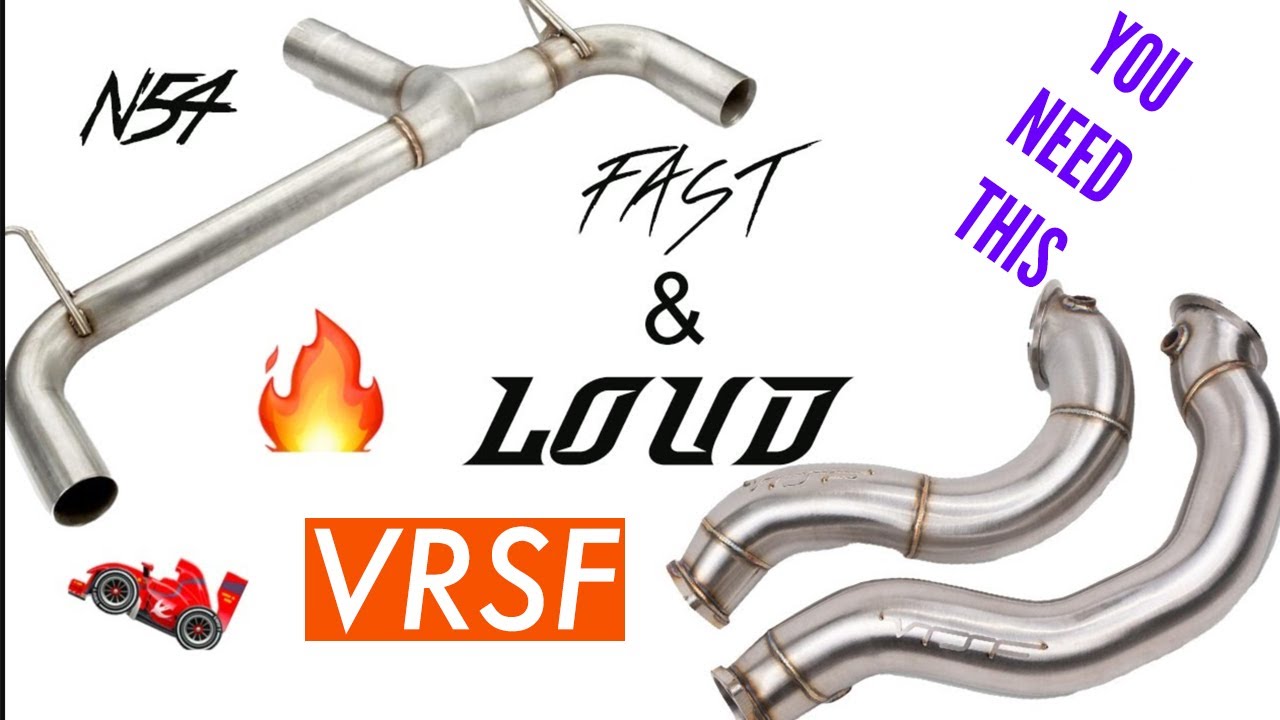 VRSF CATLESS DOWNPIPES & RACE EXHAUST [REVIEW] *STRAIGHT PIPED N54 ...