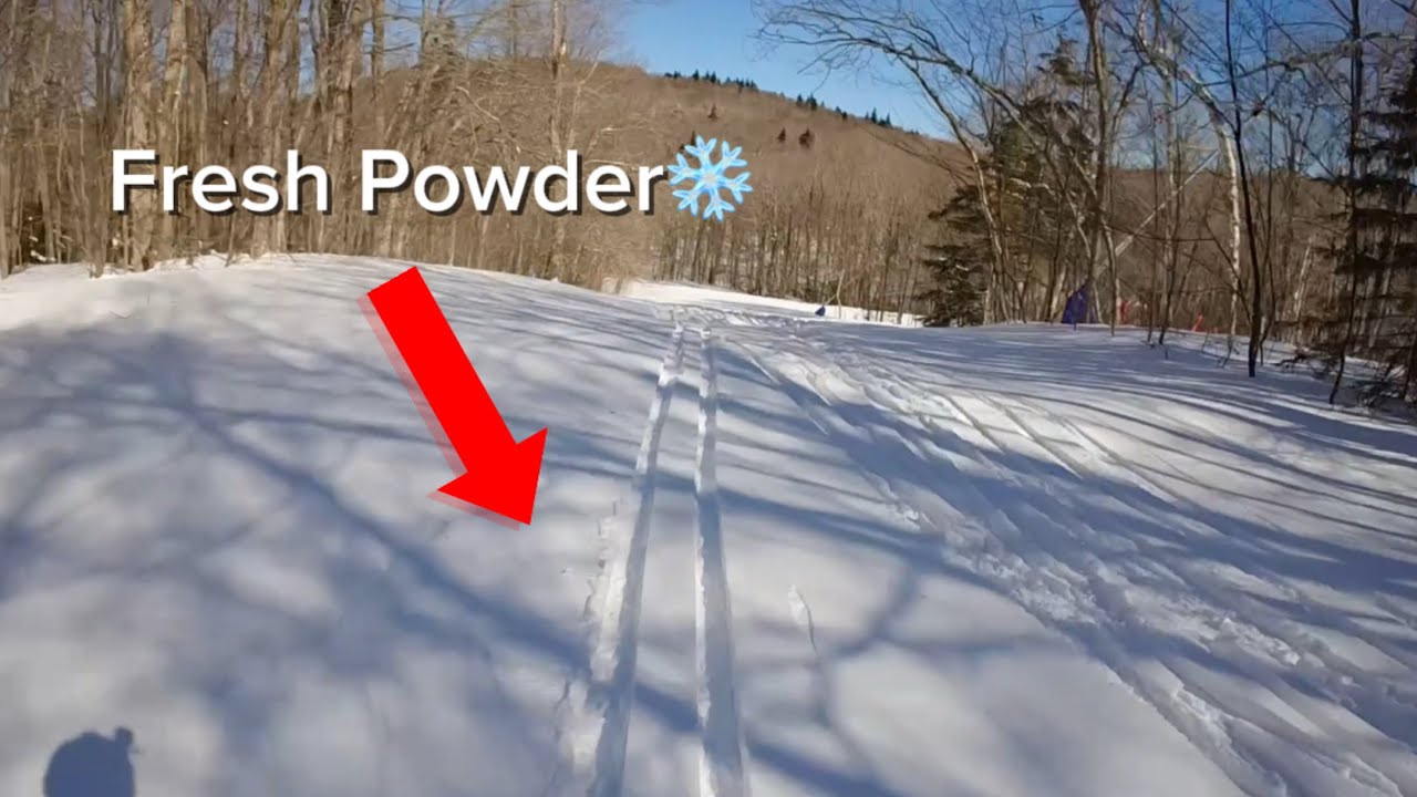 POWDER day at Mt Snow VT!! - YouTube