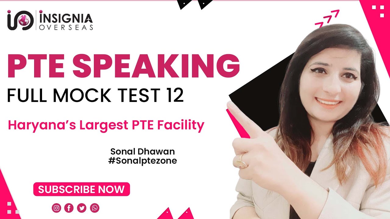 PTE SPEAKING FULL MOCK TEST I SPEAKING PTE I PTE SPEAKING TEST # ...
