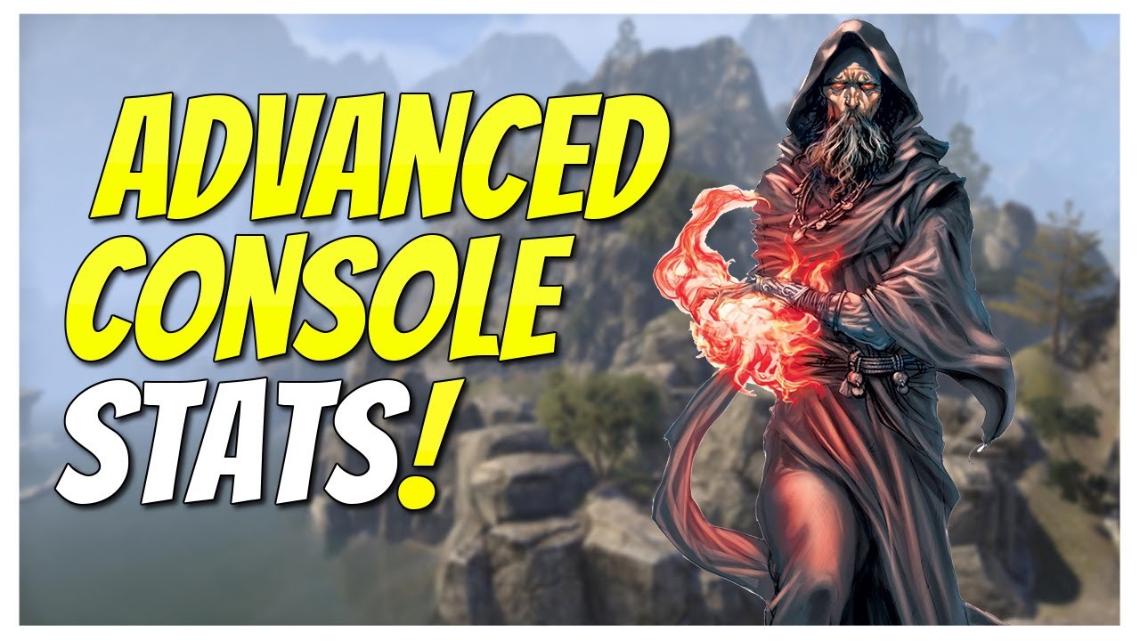 Advanced Player Stats On Console | The Elder Scrolls Online - YouTube