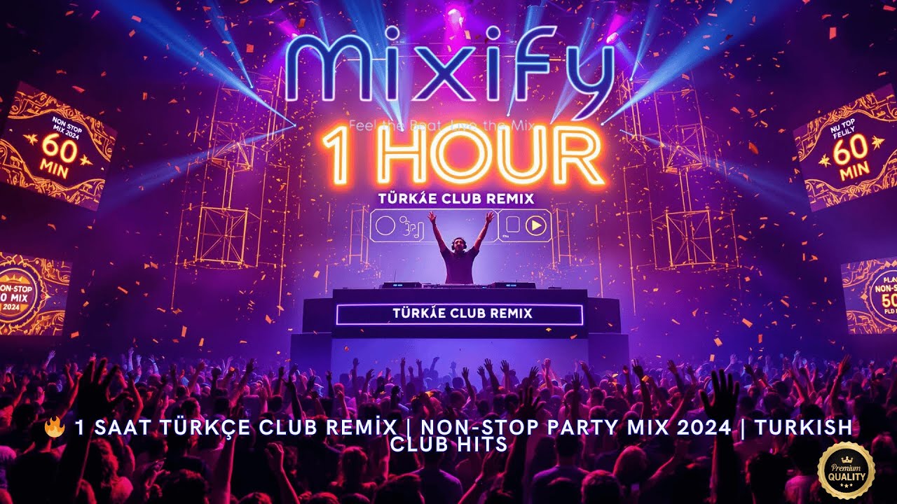 🔥 1 SAAT TÜRKÇE CLUB REMİX | Non-Stop Party Mix 2024 | Turkish Club ...