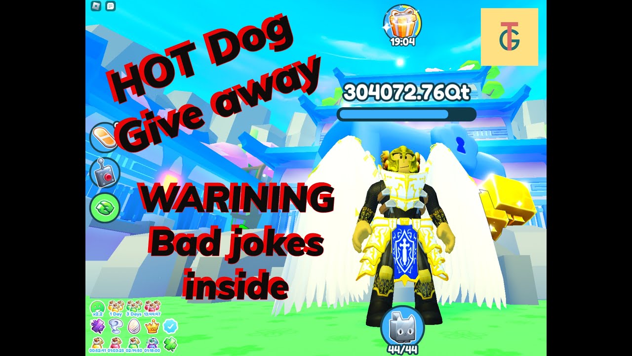 HOT dog GIVE away (and jokes inside) Pet Simulator X - YouTube