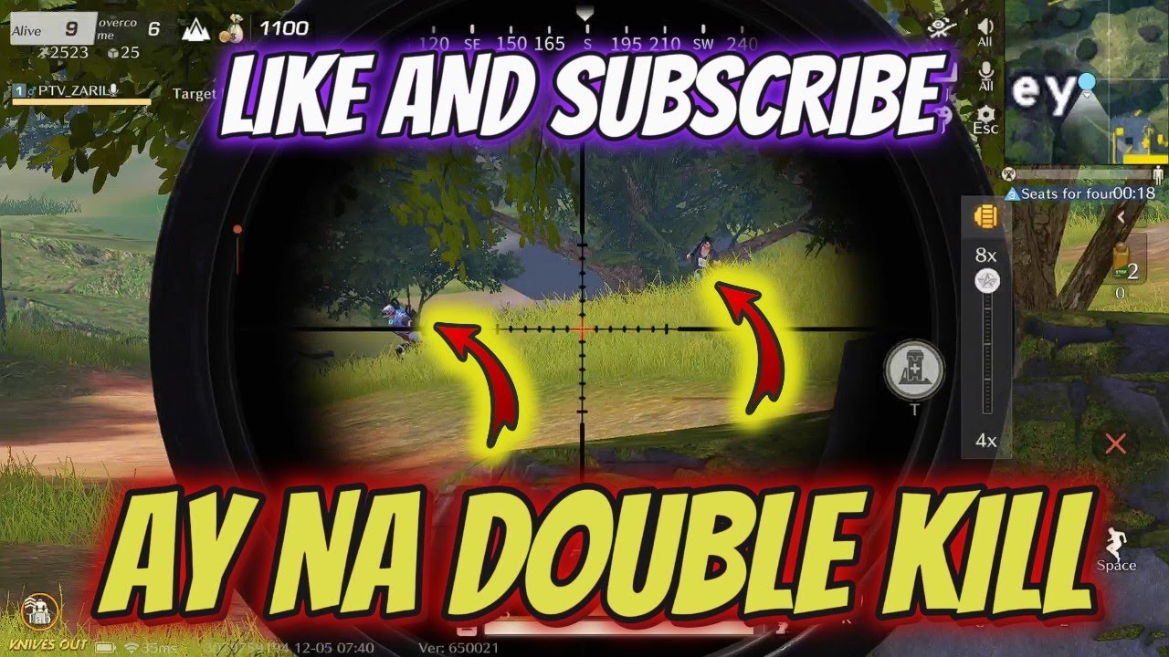 AY NA DOUBLE KILL SILA EHDULOKS | PTV ZARIL KNIVES OUT GAMEPLAY - YouTube