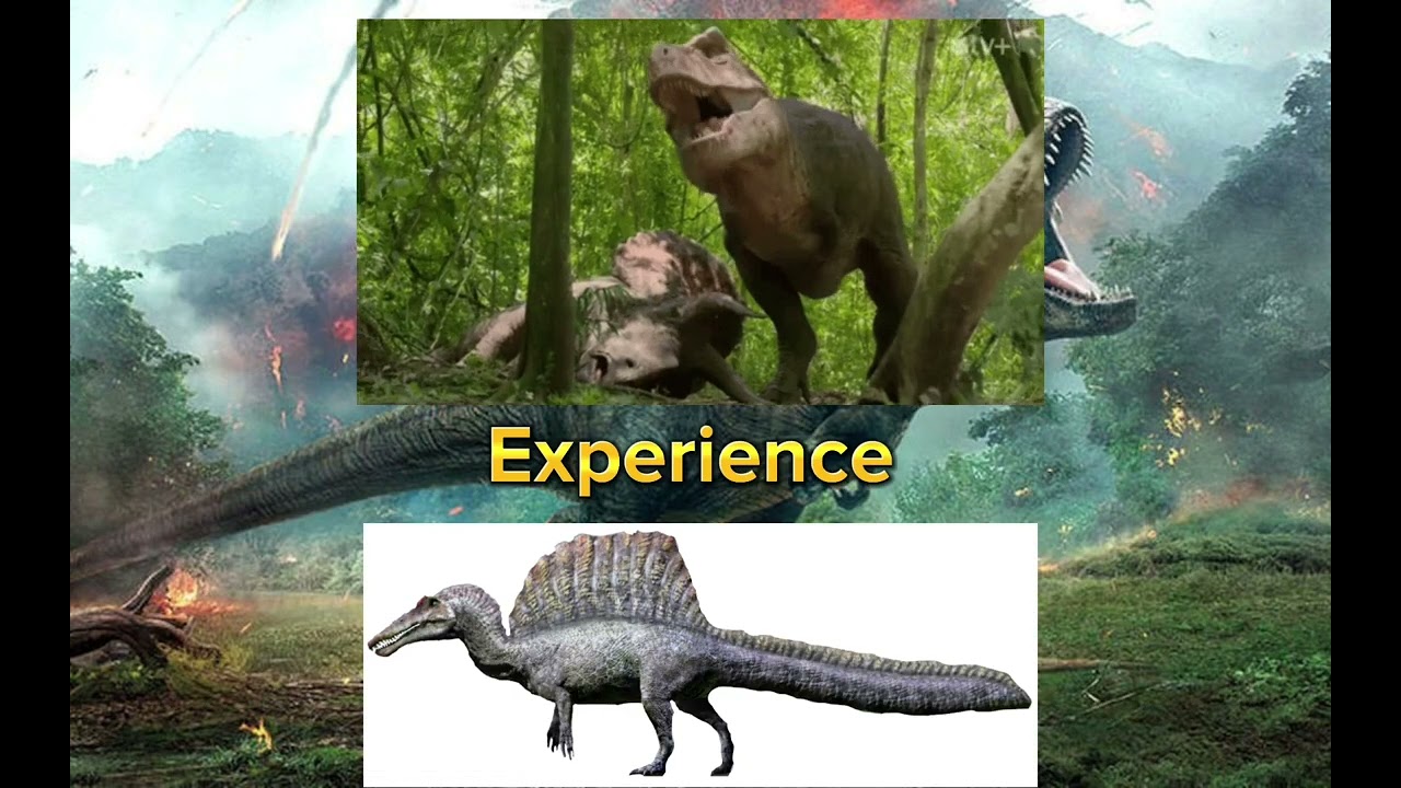 Tyrannosaurus vs Spinosaurus irl - YouTube