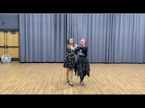 Country 2-step beginners lesson: Promenade, 1 of 2, footwork. Ballroom ...