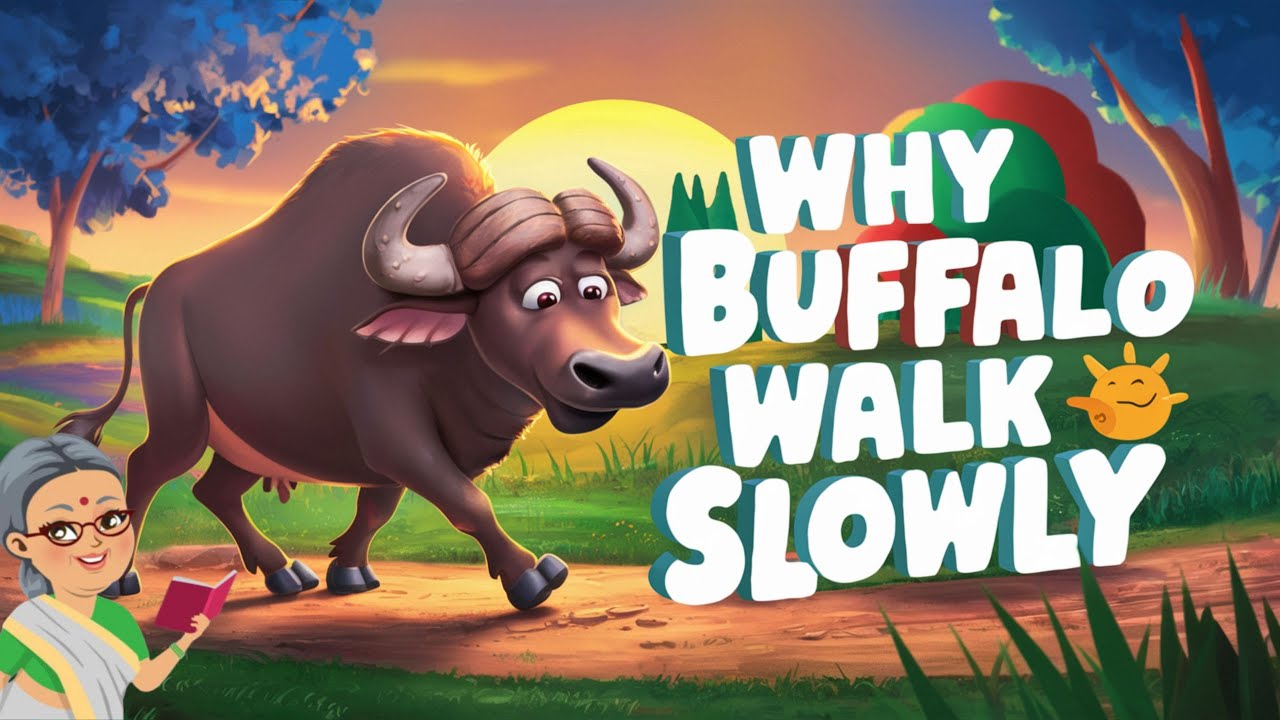 Buffalo's slow walk secret | Rabbit's clever tale I Clever Rabbit ...