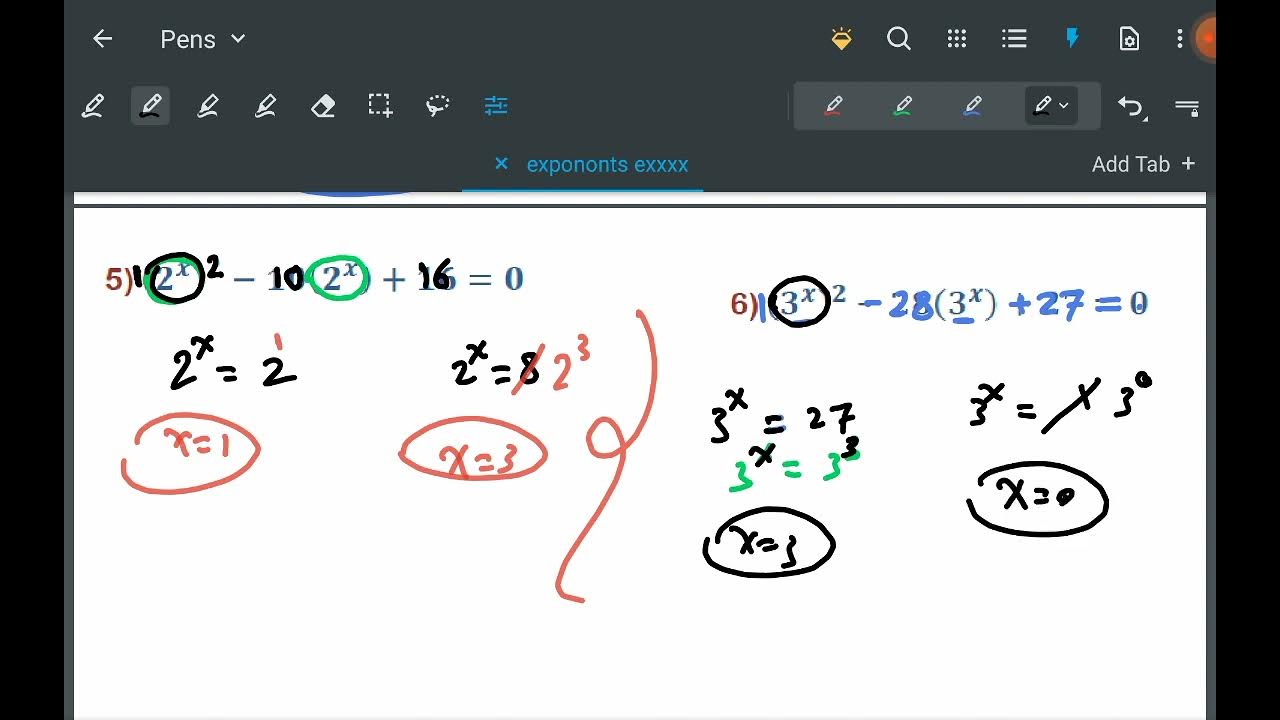 exponents 1 - YouTube