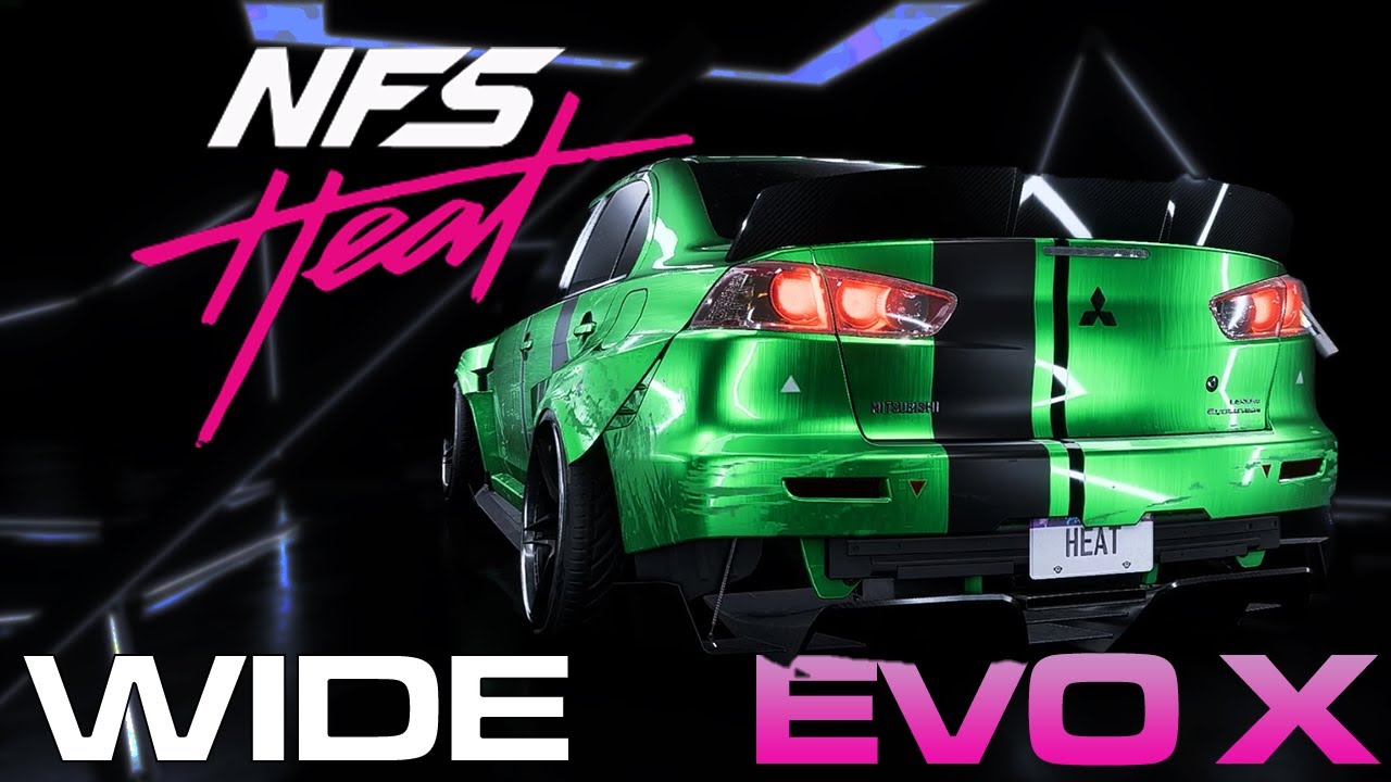 NFS HEAT - MITSUBISHI Evo X #nfs #nfsheat - YouTube