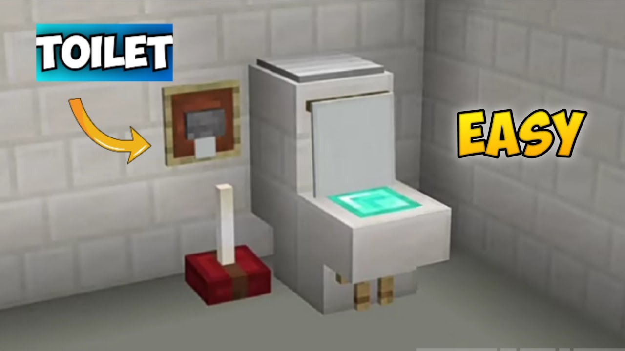 How to Make Toilet in Minecraft - YouTube