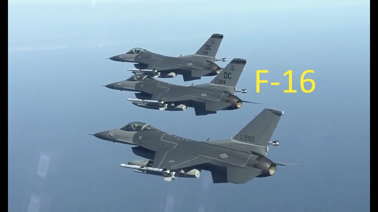 F - 16. Полет и бой. - YouTube