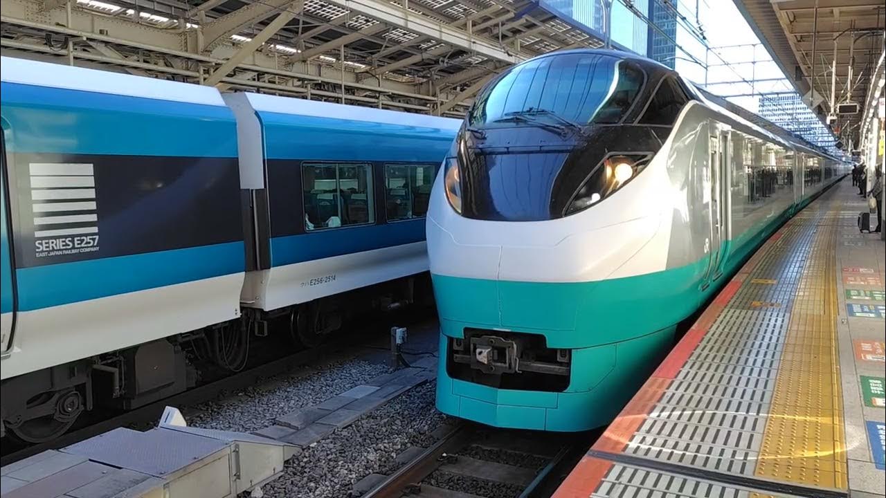 【特急ひたち5号いわき行き】E657系カツK17編成（グリーンレイク塗装）が東京駅8番線から発車するシーン（5M）2025.02.24 - YouTube