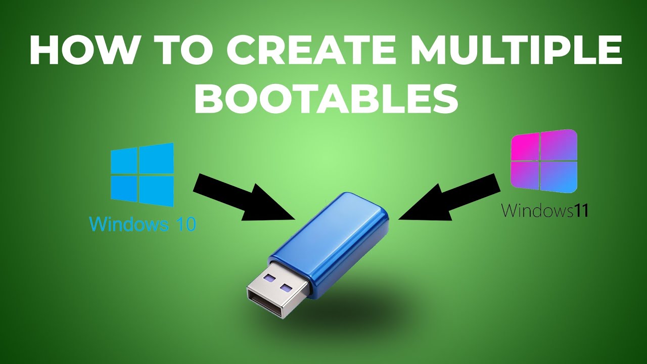 How To Create Multiple Bootable Windows In a Pen Drive - YouTube