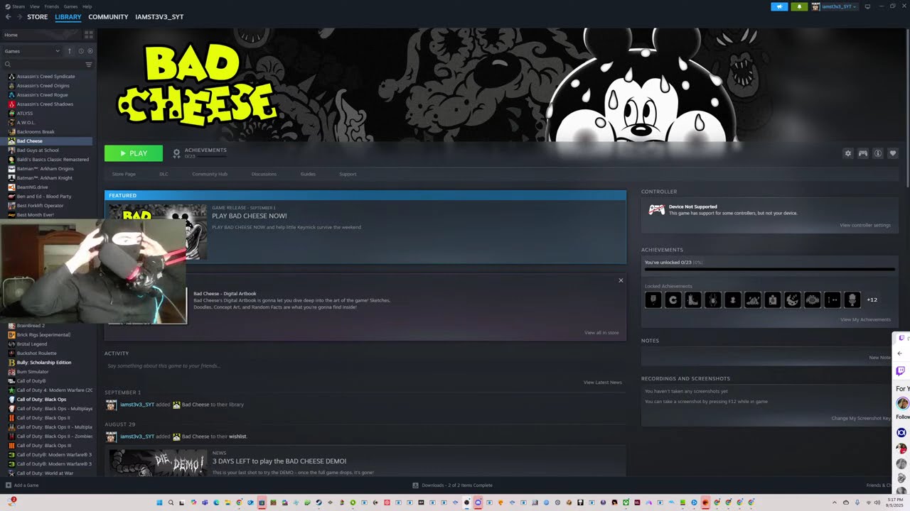bad cheese night (mickey mouse horror game) - YouTube