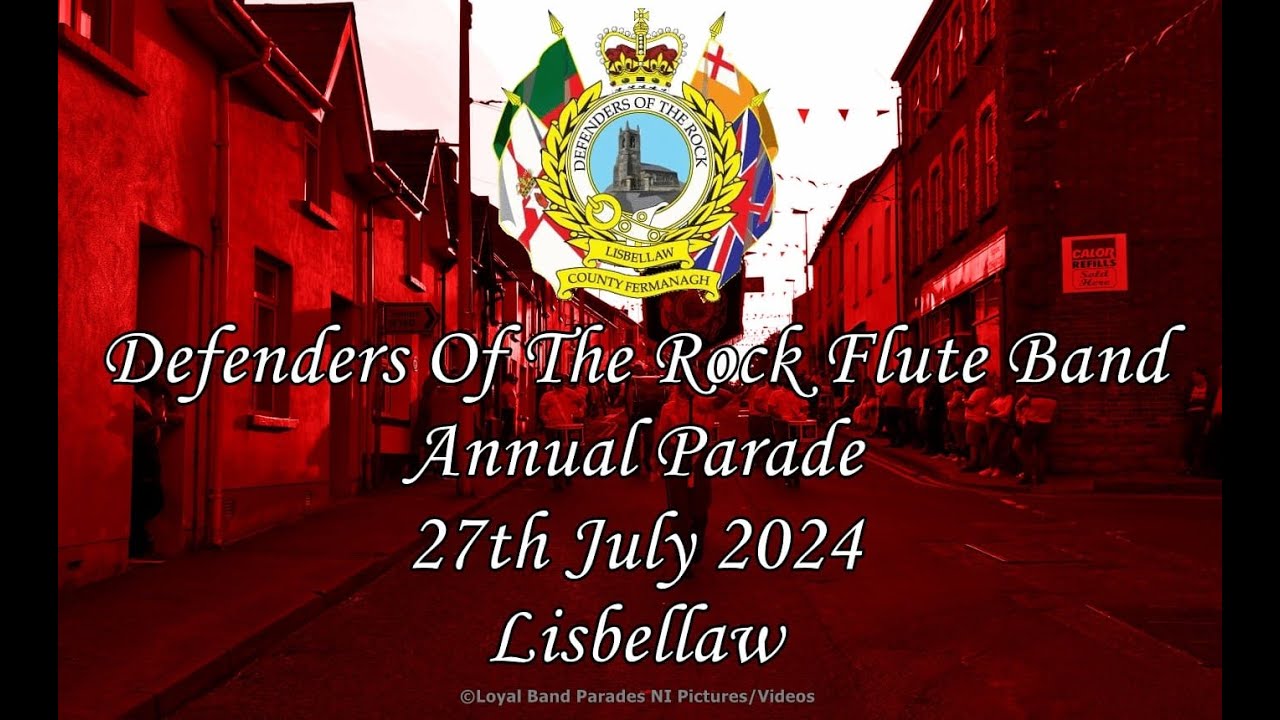 Defenders Of The Rock Flute Band (Full Parade) 27/07/24 - YouTube