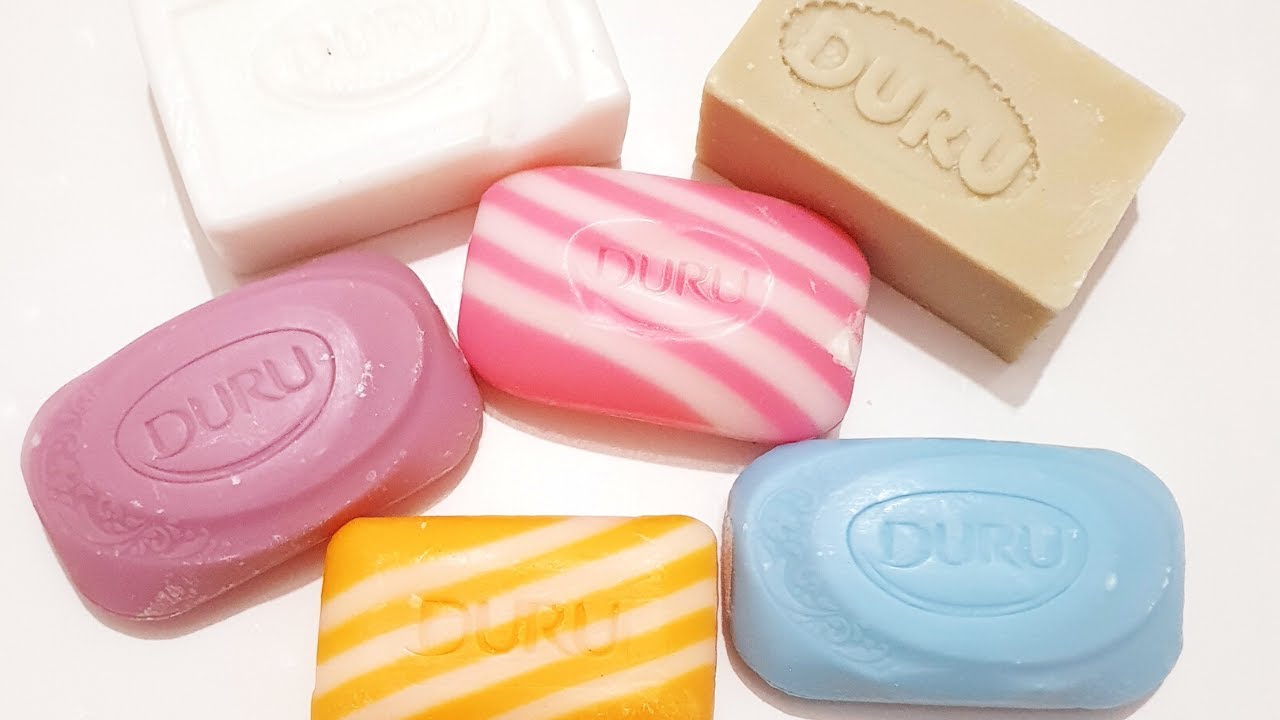 DURU Soap Set | Dry / Semi-Dry Soap Cutting | Tingly Sound 4K - YouTube