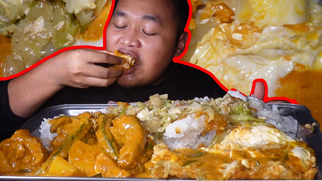 DEMAM + SAKIT KEPALA MAKAN TETAP MAKAN AYAM KARI PEKAT PENUH LAUK ...