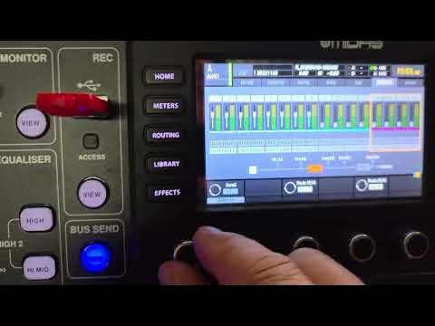 M32，POST FADER,PRE FADER推子前，後的設定切換0910288873賴宏海 - YouTube