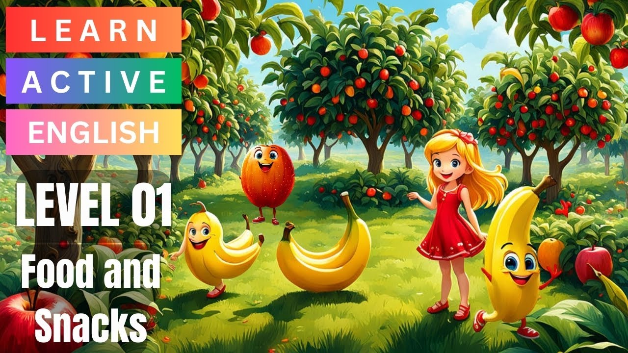 How to Improve English Speaking Skills | Active English Level 01 | Food ...