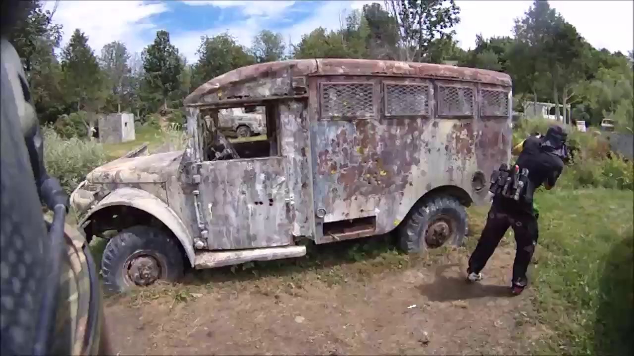 UNIT 9 MILSIM Paintball - Long shots with the MCS 468 marker and ...