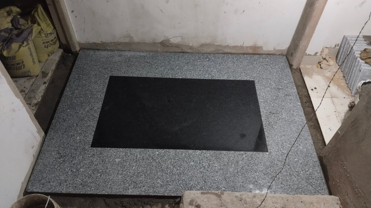 white and black granite Siri design - YouTube