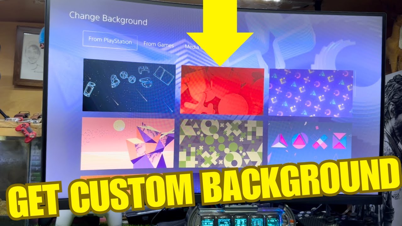 How to Get Custom Wallpaper in PS5 - PS5 NEW UPDATE Custom Background ...