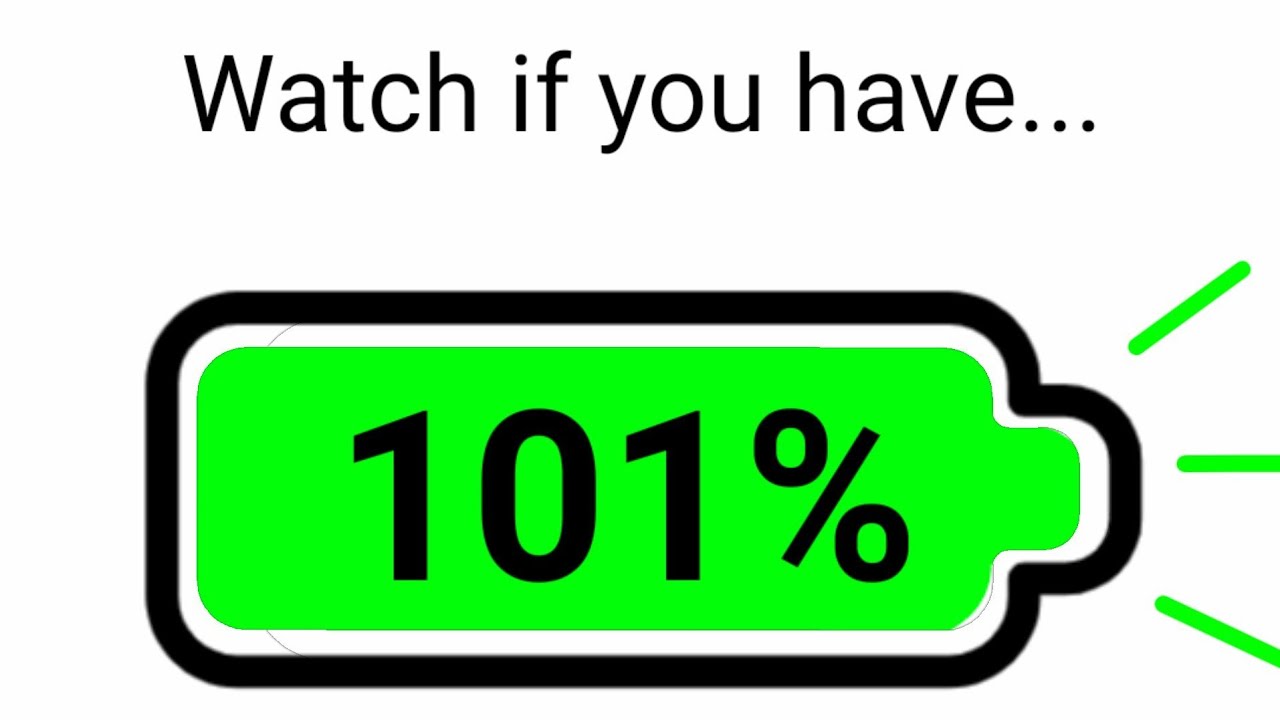 Watch this video Only if you have 101% battery - YouTube